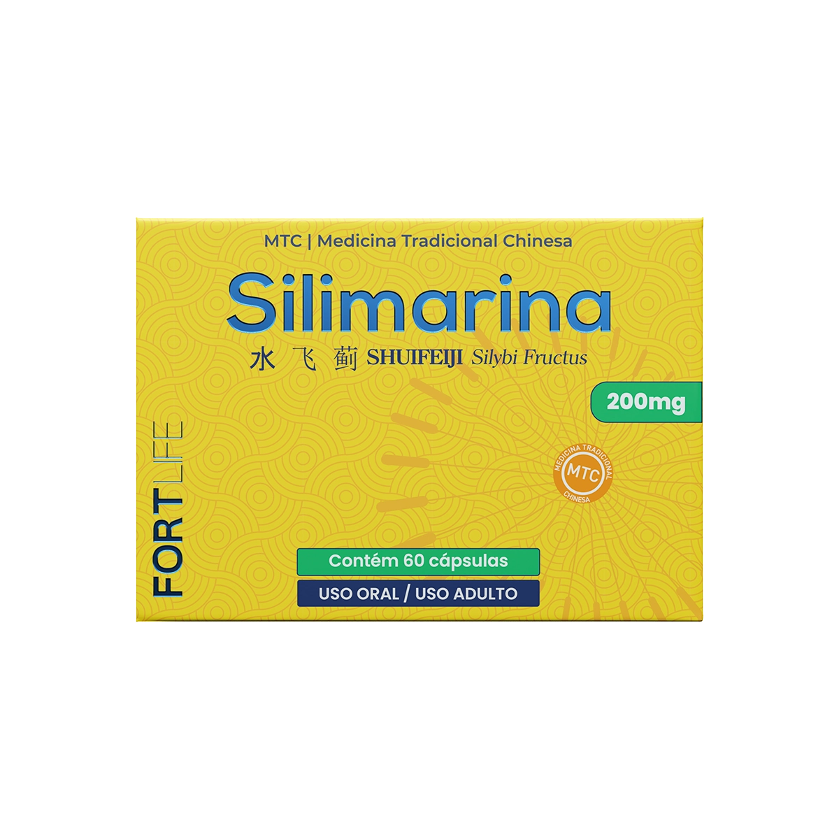 Silimarina 200mg 60 Cápsulas - FORTLIFE Pharma