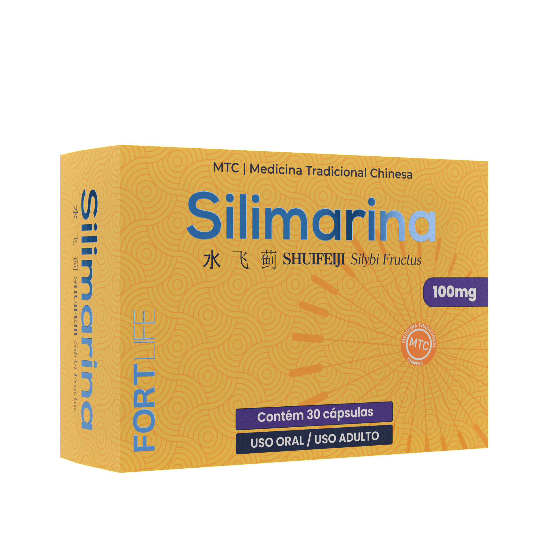 Silimarina 100mg 30 Cápsulas - FORTLIFE Pharma